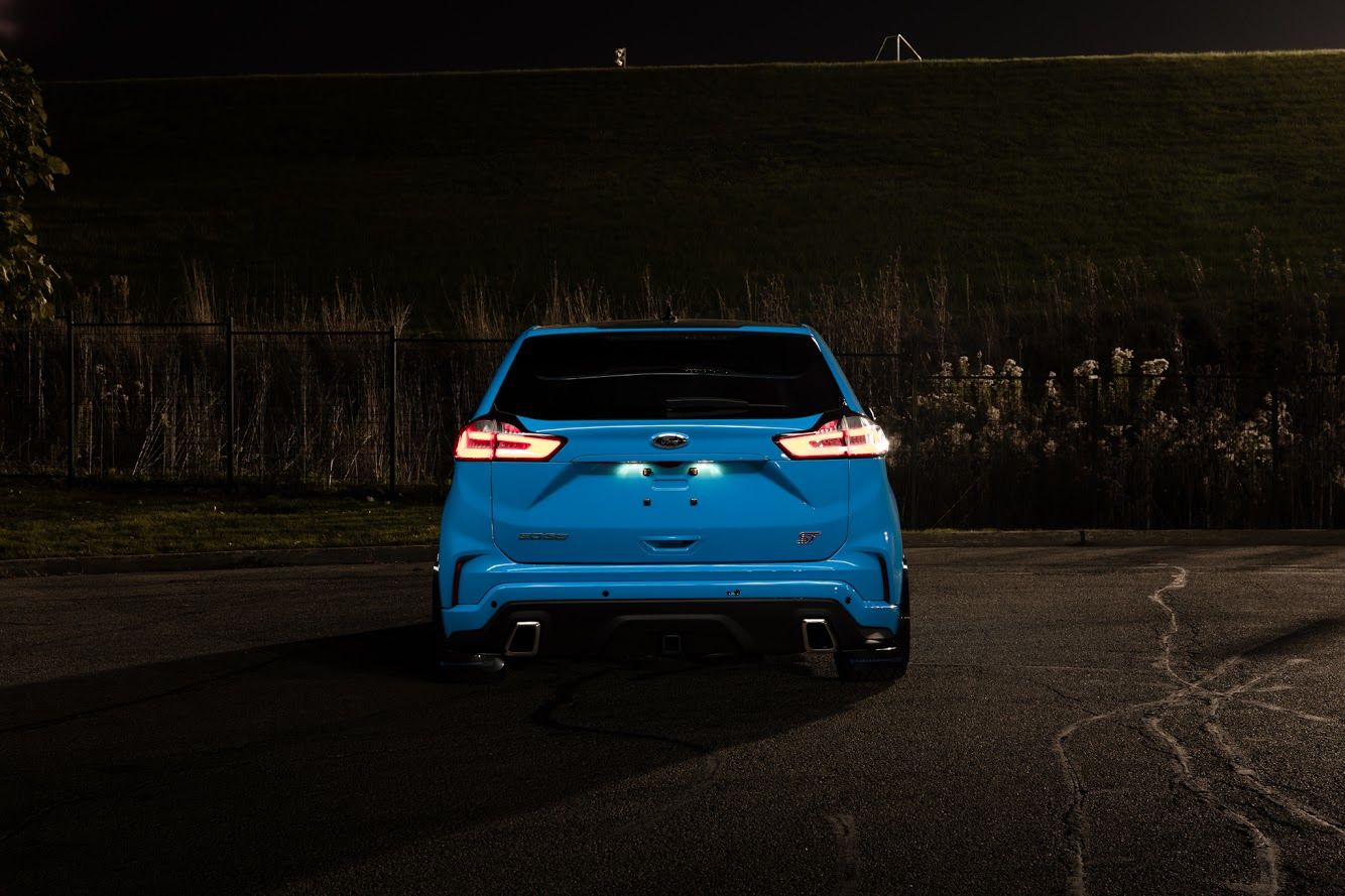 2019 Ford Edge ST AWD by Blood Type Racing - Finished Rear Shot FordSEMA