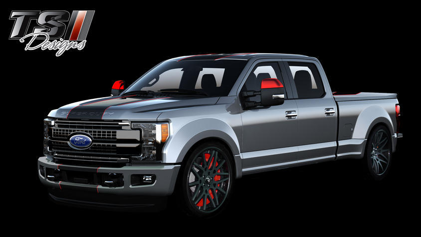 2017 Ford F-250 4x2 XLT Crew Cab Wide Body by TS Designs - Ford SEMA 2016