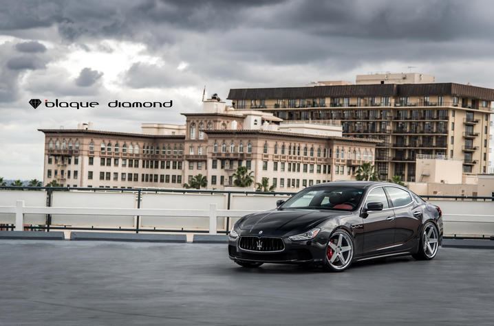 2016 Maserati Ghilbi Fitted With 22 Inch BD-21’s in Silver w/ Chrome SS ...